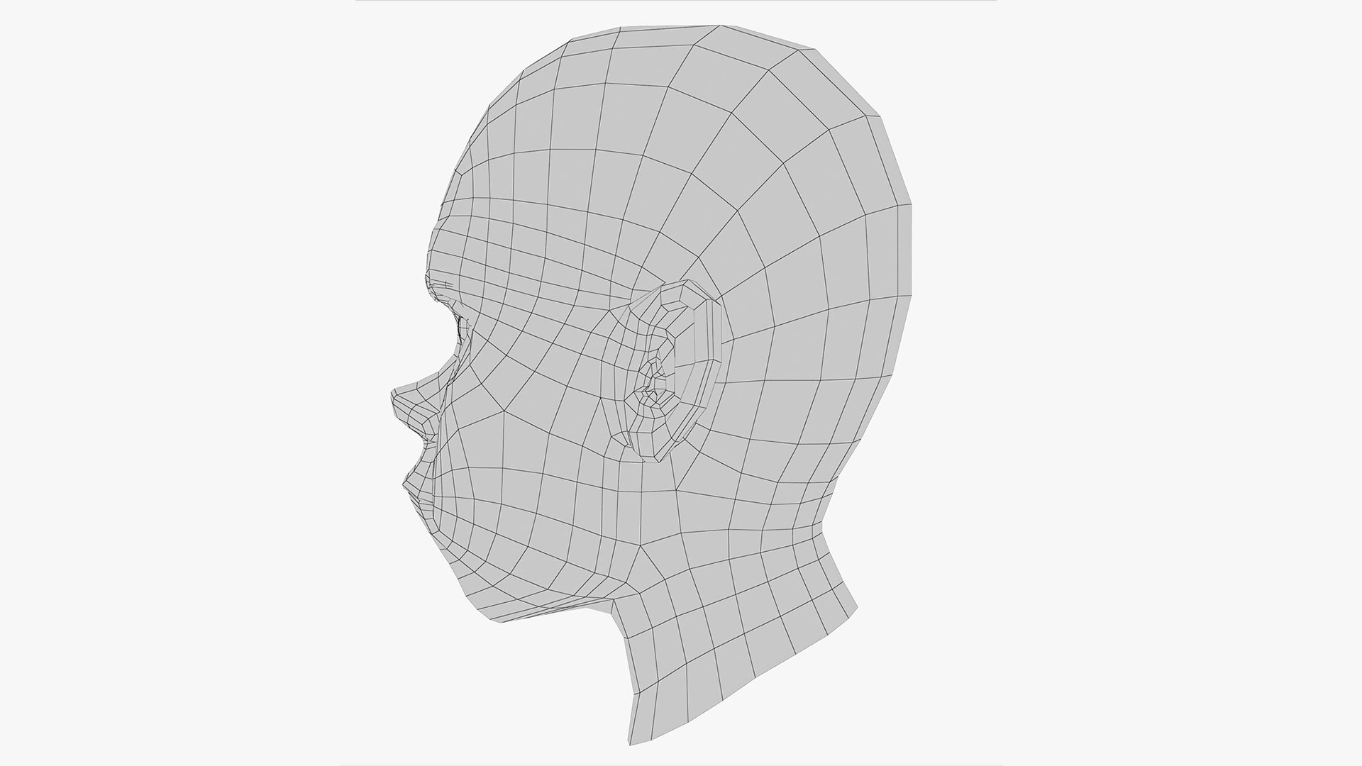 Anime Cartoon Head 3D Model - TurboSquid 2098506