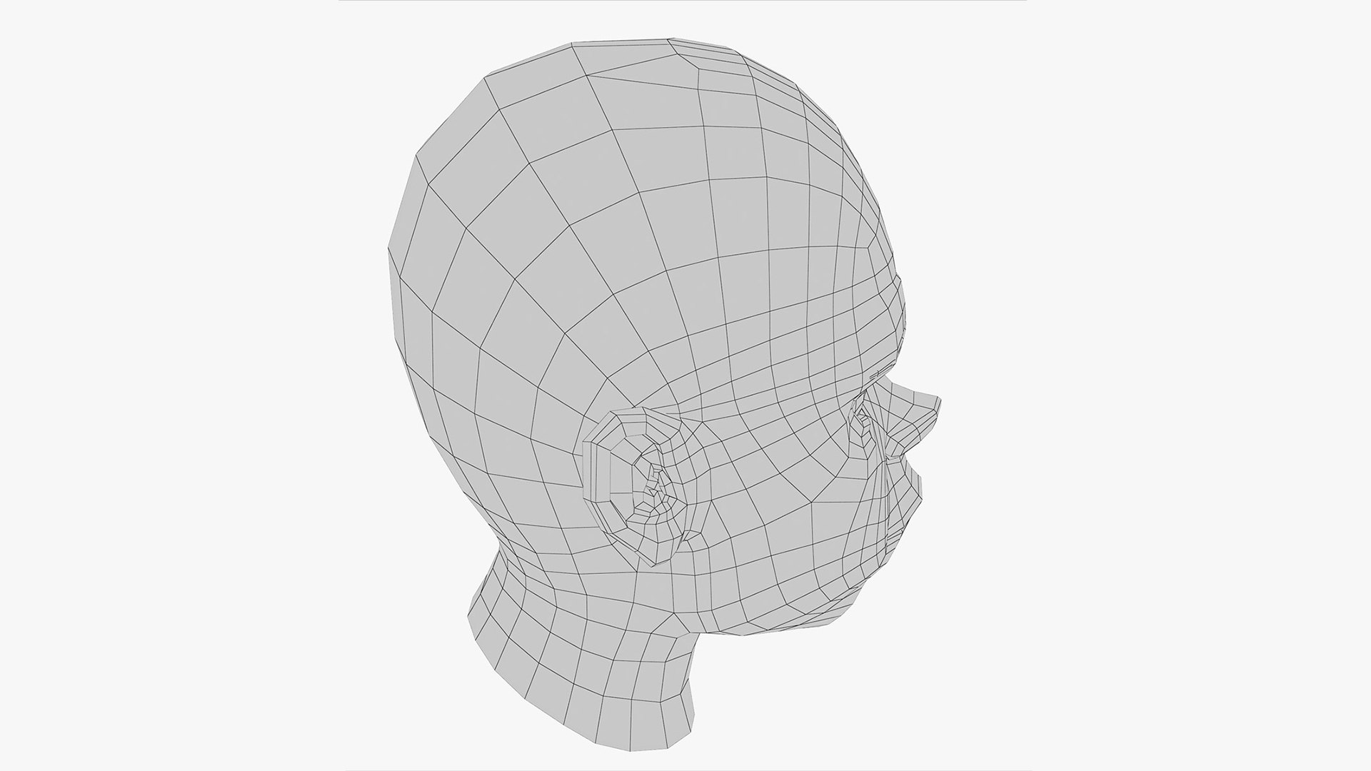 Anime Cartoon Head 3D Model - TurboSquid 2098506