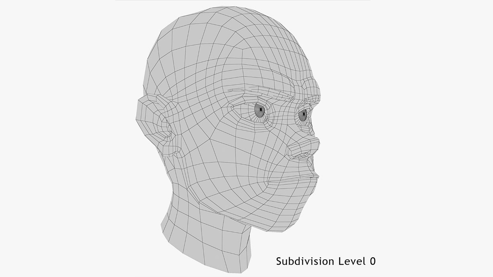 Anime Cartoon Head 3D Model - TurboSquid 2098506