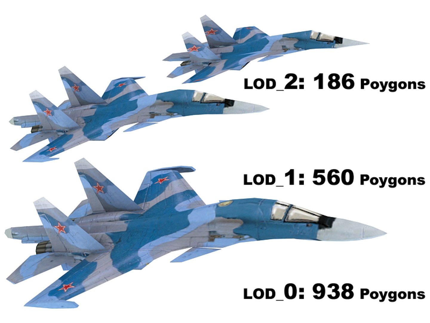 3ds Sukhoi Su-32 34 Fighter