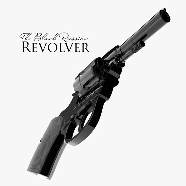 The Black Russian Revolver 3D - TurboSquid 2027646