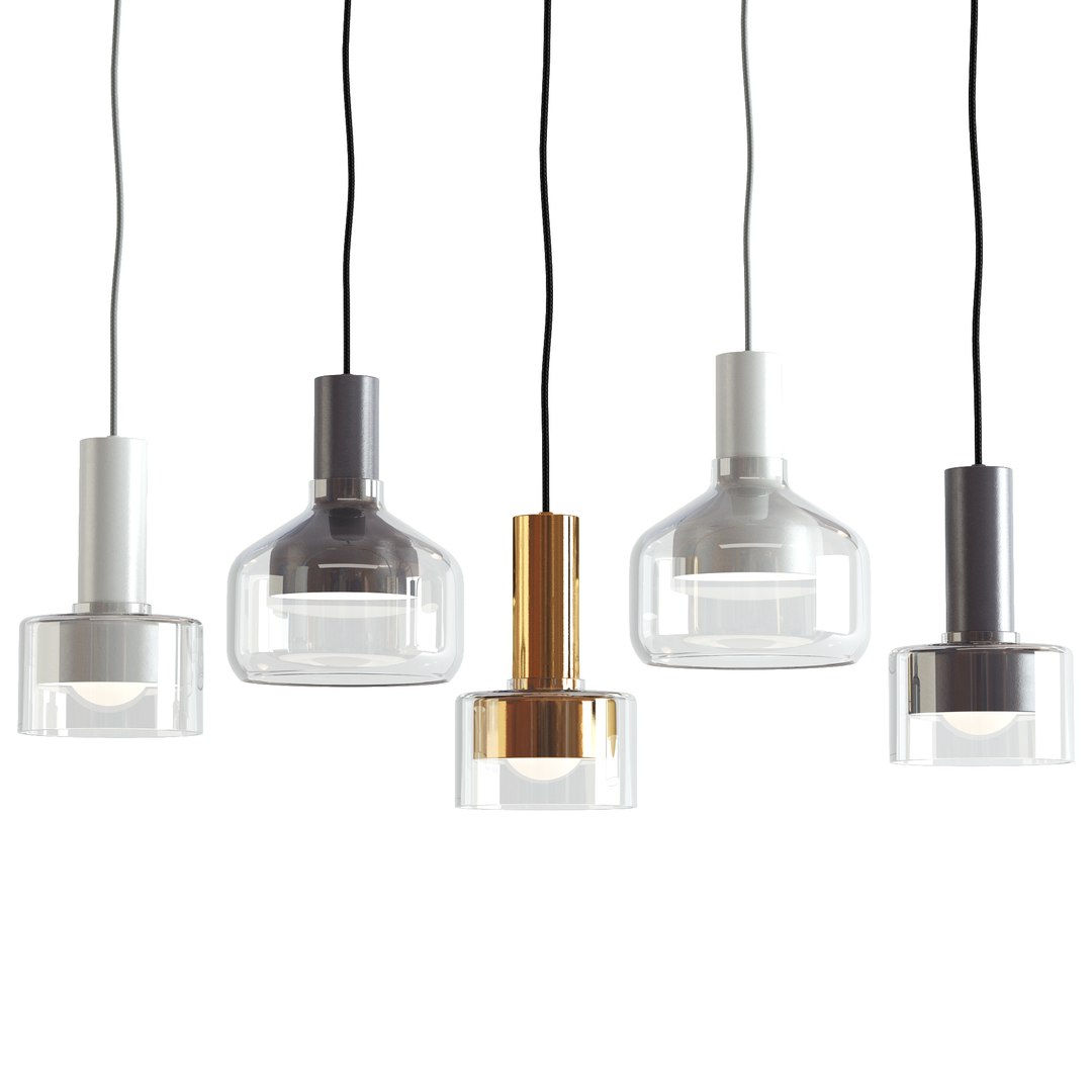 3D Trace Pendant Light - TurboSquid 1843384