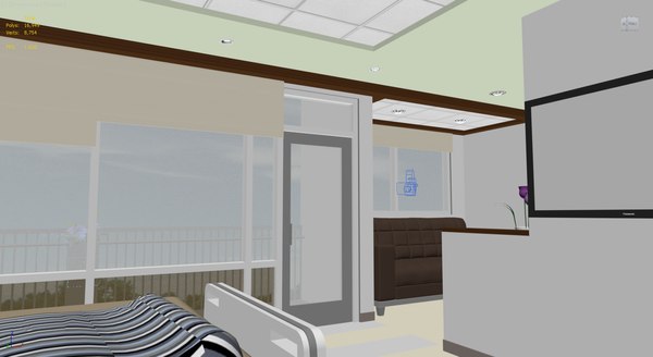 room patient 3d max