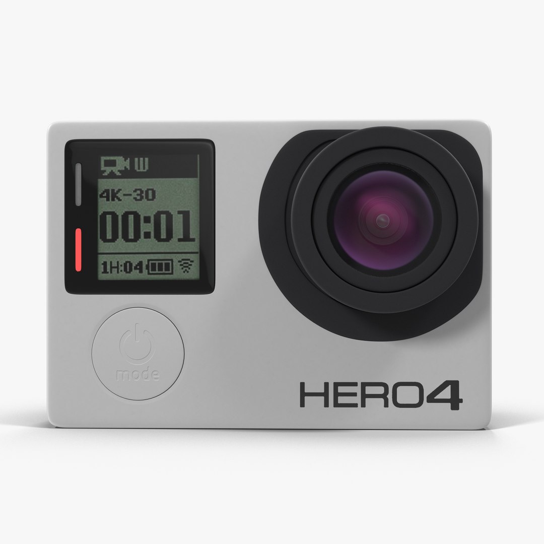 3d hero 4 gopro model