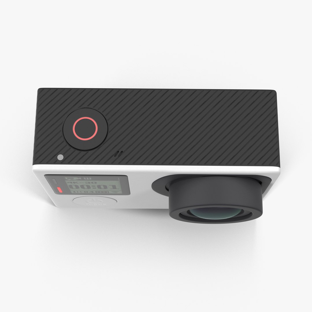 3d hero 4 gopro model