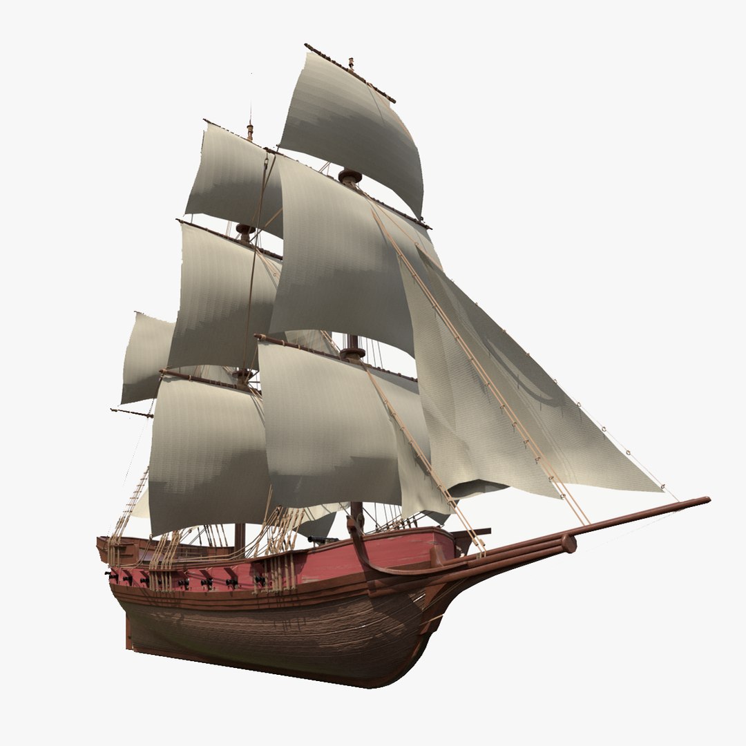 Frigate 3D model - TurboSquid 2055462