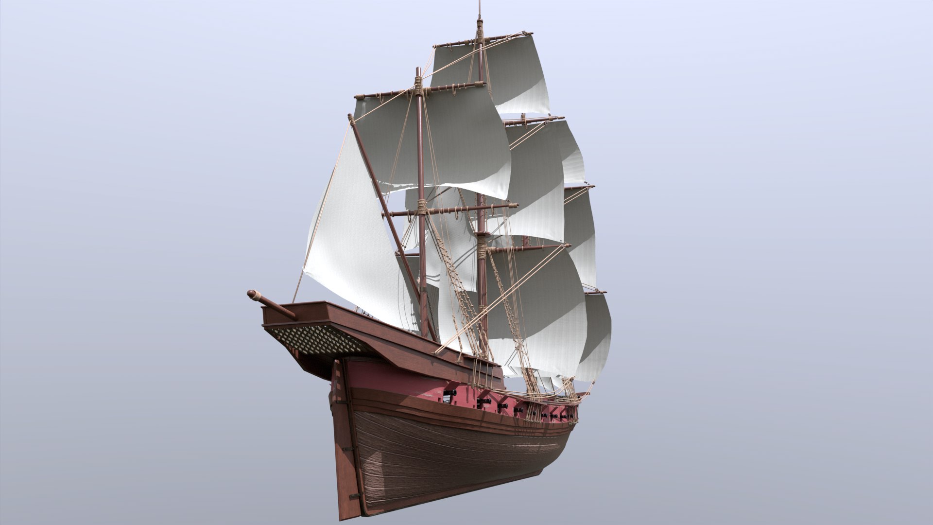Frigate 3D Model - TurboSquid 2055462