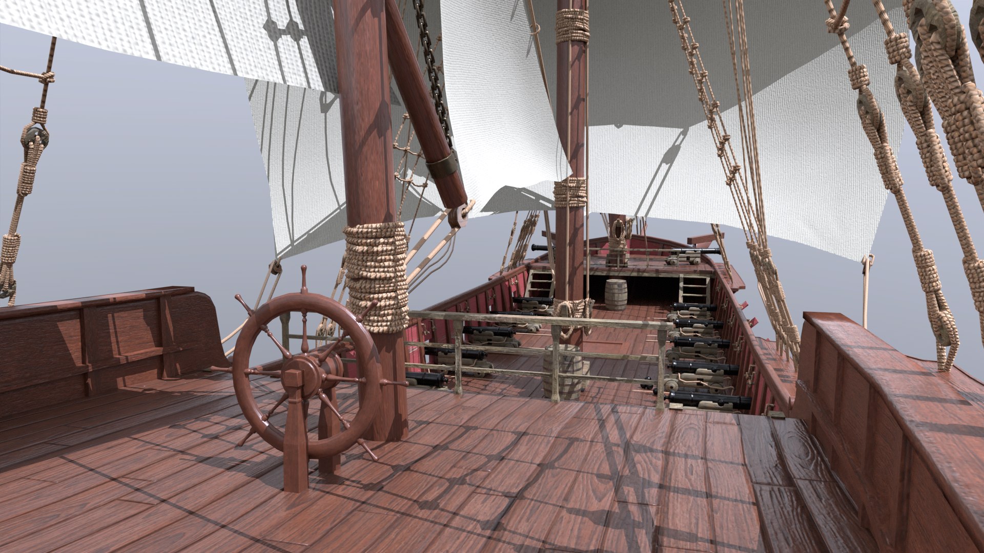 Frigate 3D Model - TurboSquid 2055462