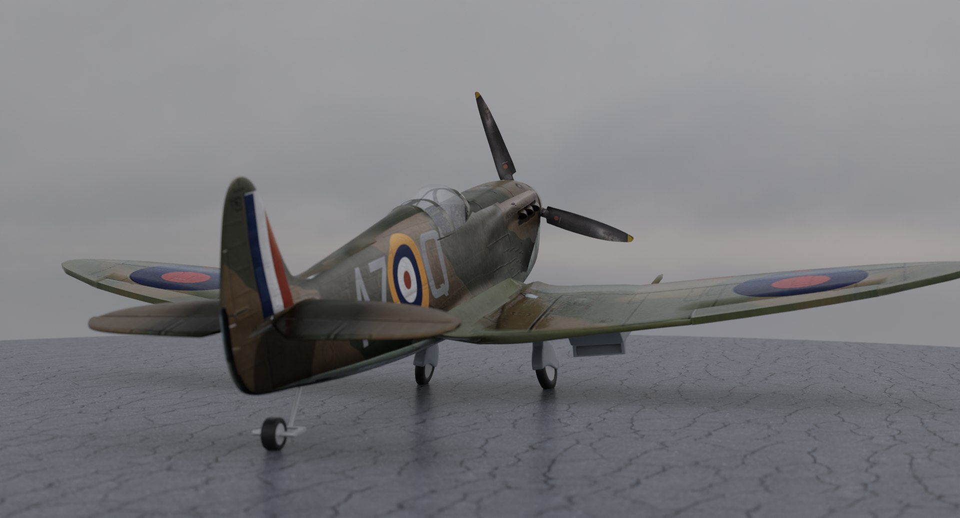 3D World War 2 Spitfire - TurboSquid 2104988