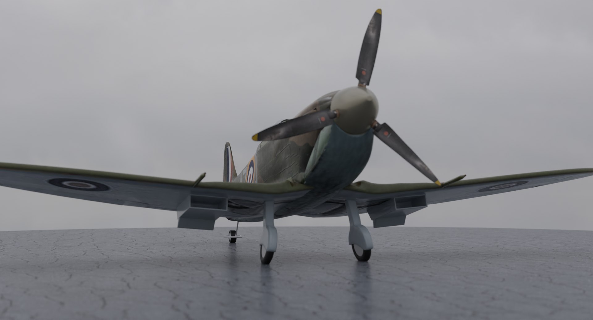 3D World War 2 Spitfire - TurboSquid 2104988