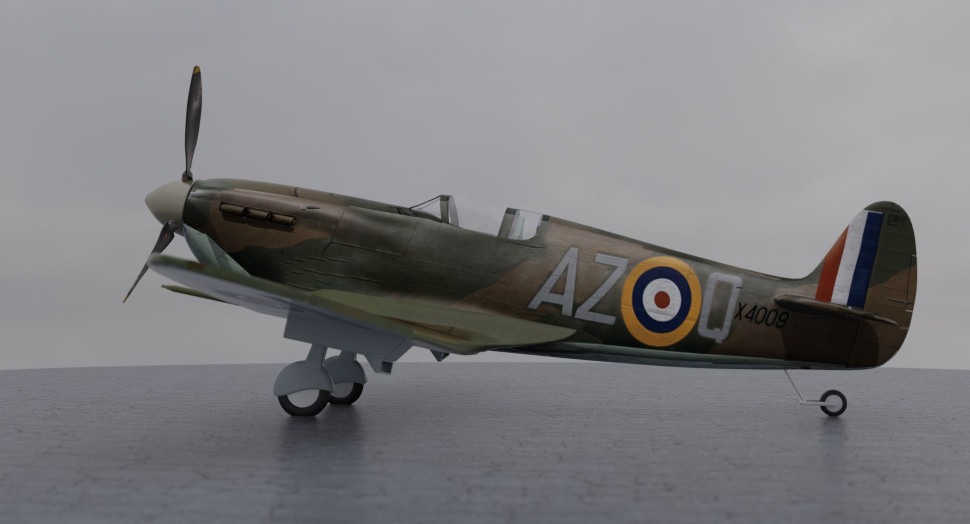 3D World War 2 Spitfire - TurboSquid 2104988