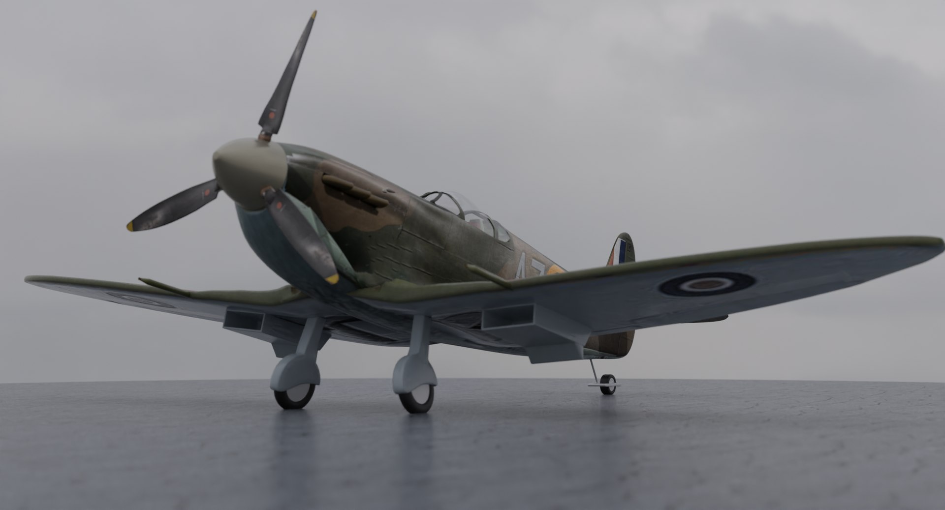 3D World War 2 Spitfire - TurboSquid 2104988