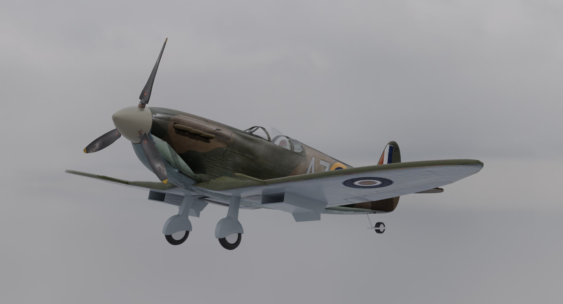 3D World War 2 Spitfire - TurboSquid 2104988