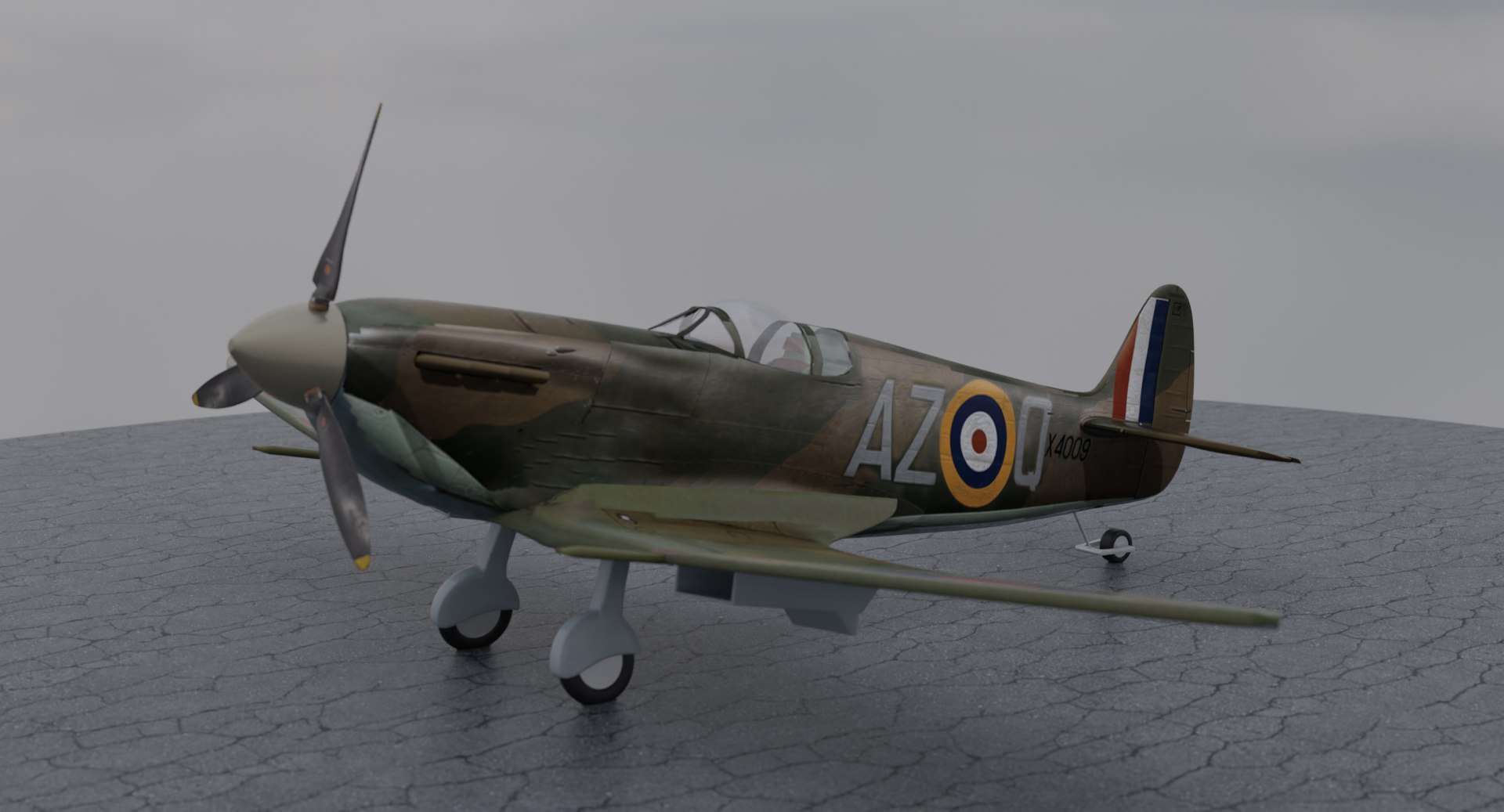 3D World War 2 Spitfire - TurboSquid 2104988