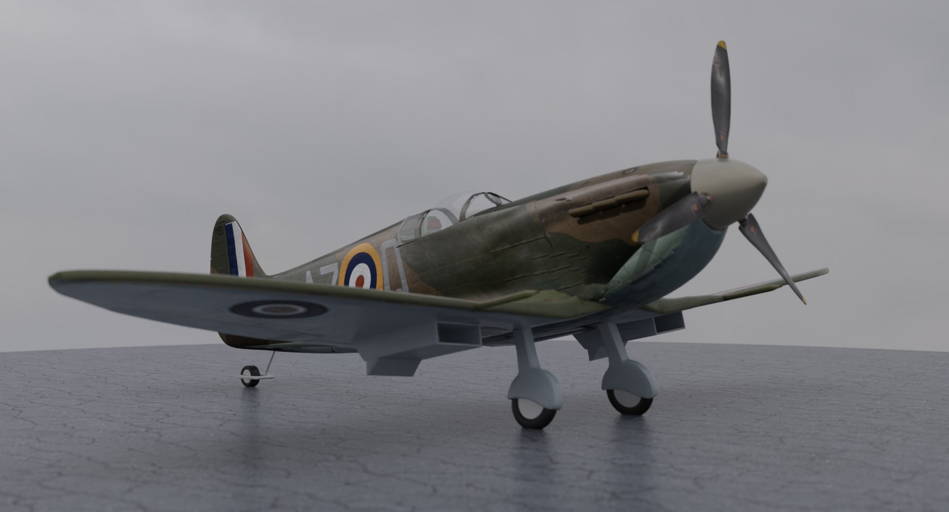 3D World War 2 Spitfire - TurboSquid 2104988