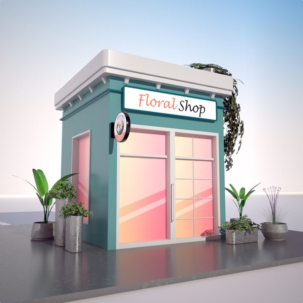 Floral Shop 3D - TurboSquid 2047581