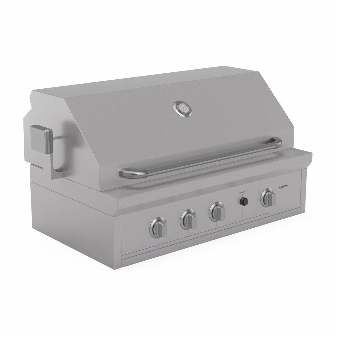 3D Capital Solid Flat Plate Pro36Rbi Open Grill BBQ Model - TurboSquid ...