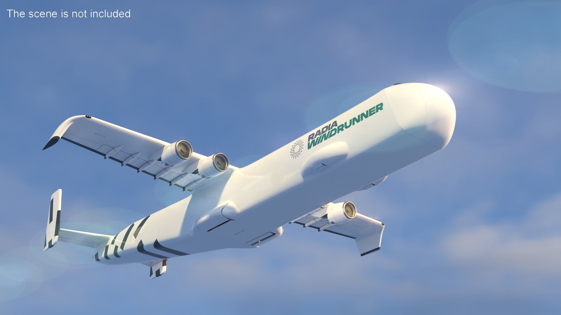 3D Radia Windrunner Cargo Airplane Rigged For Cinema 4D - TurboSquid ...