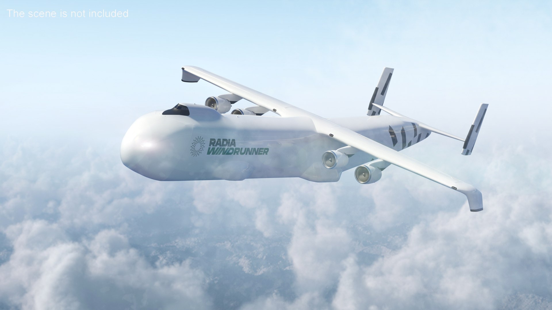 3D Radia Windrunner Cargo Airplane Rigged For Cinema 4D - TurboSquid ...
