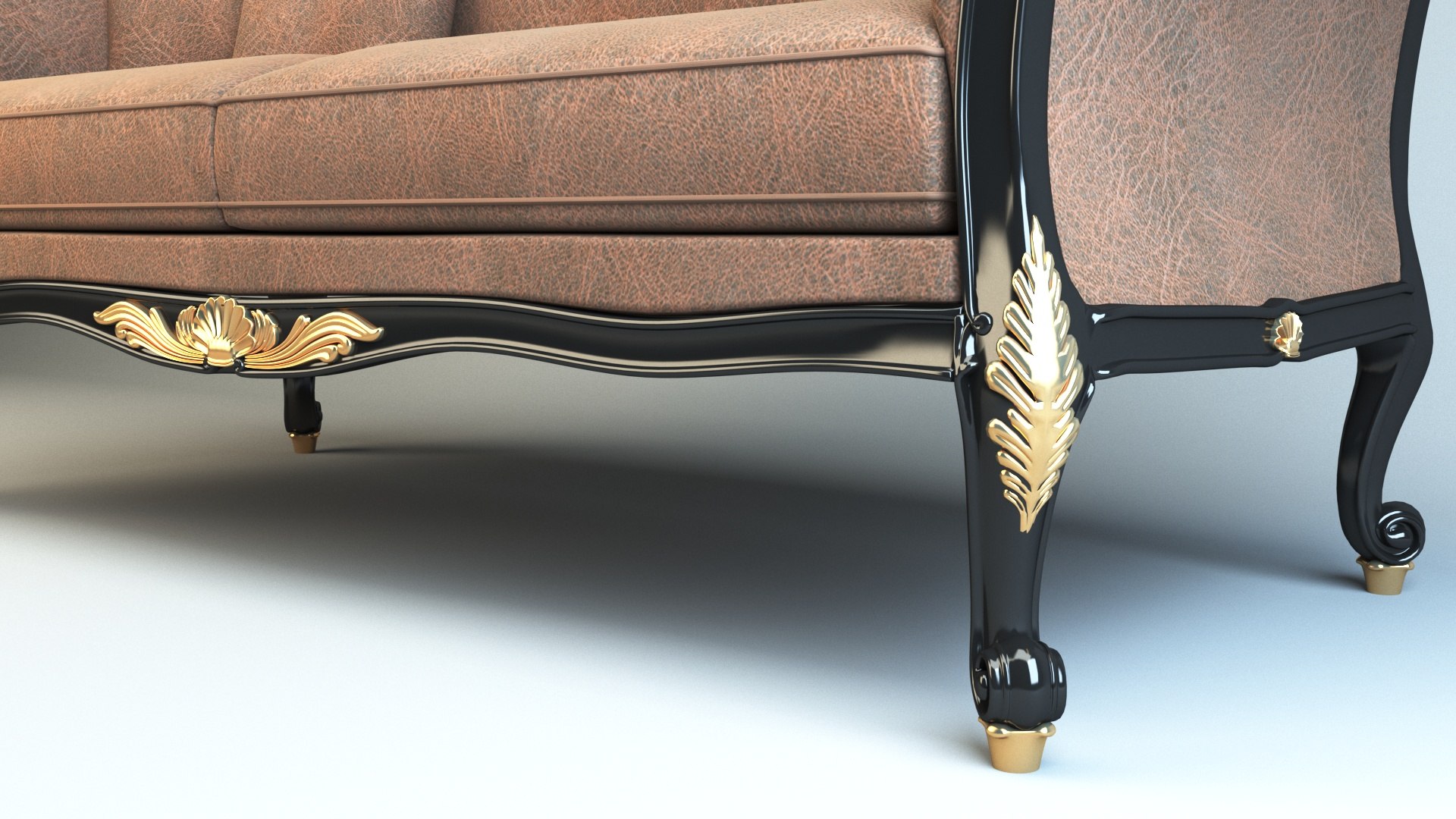 3D Classic Sofa Model - TurboSquid 1576461