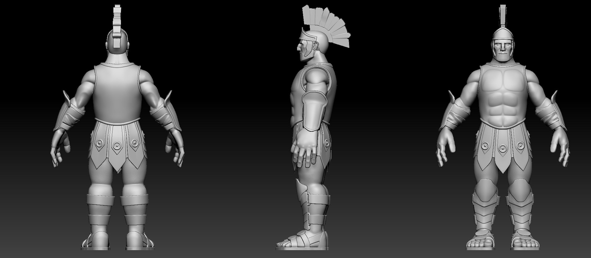 3D roman stylized character - TurboSquid 1307684