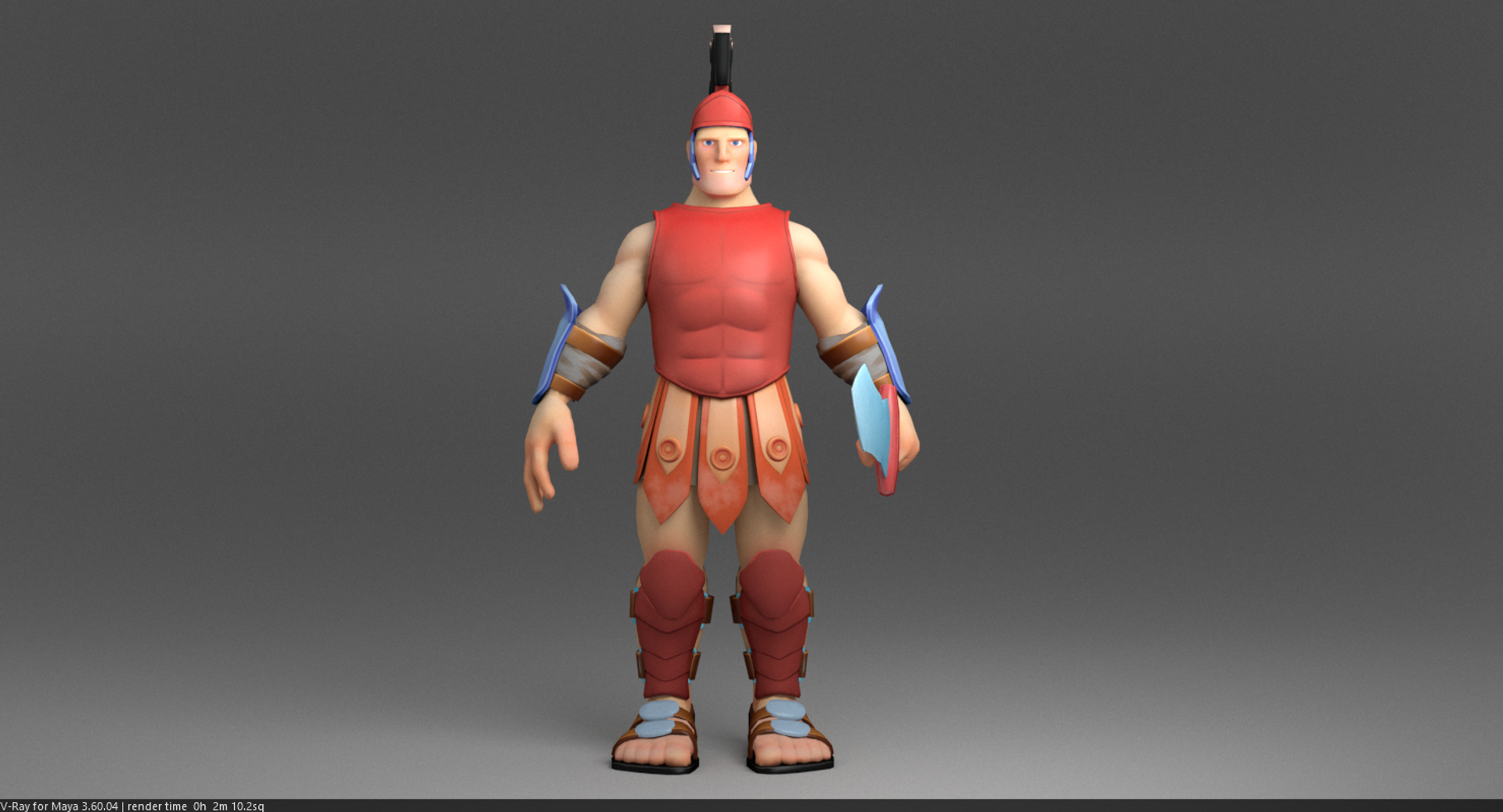 3D Roman Stylized Character - TurboSquid 1307684