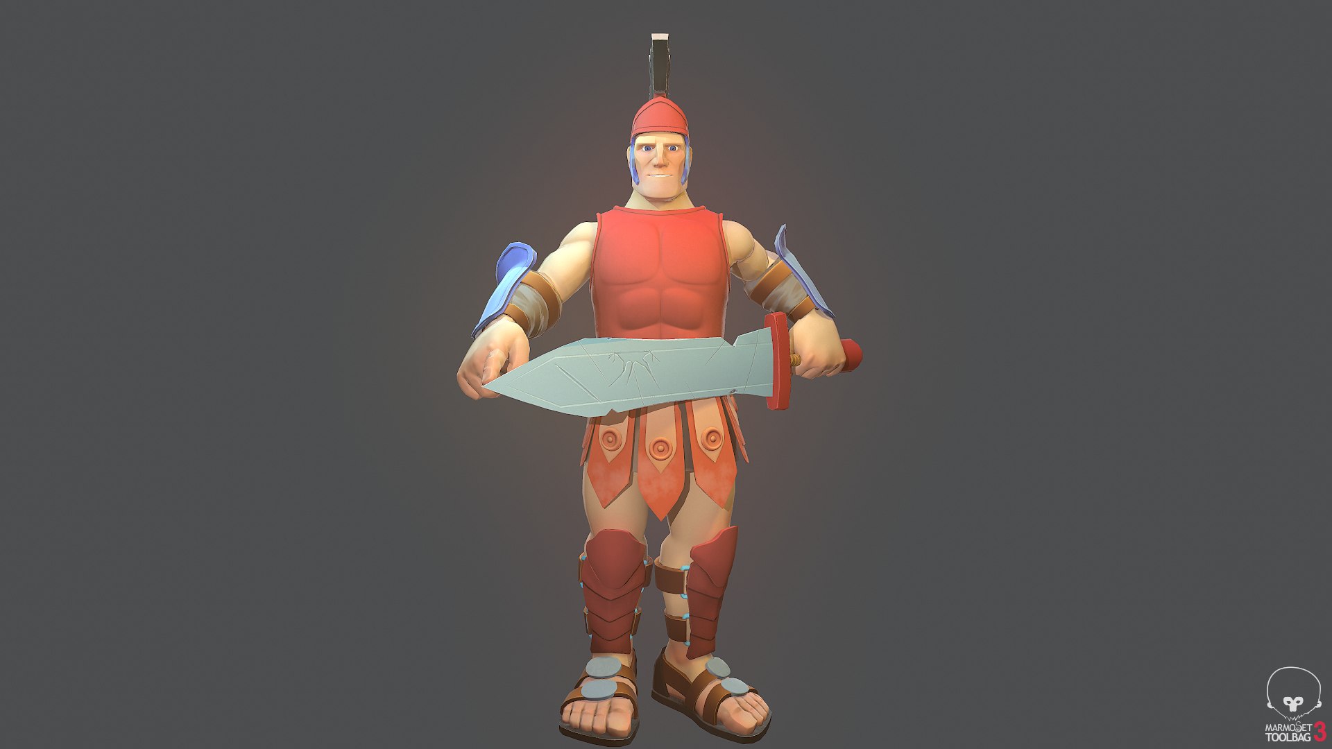 3D roman stylized character - TurboSquid 1307684