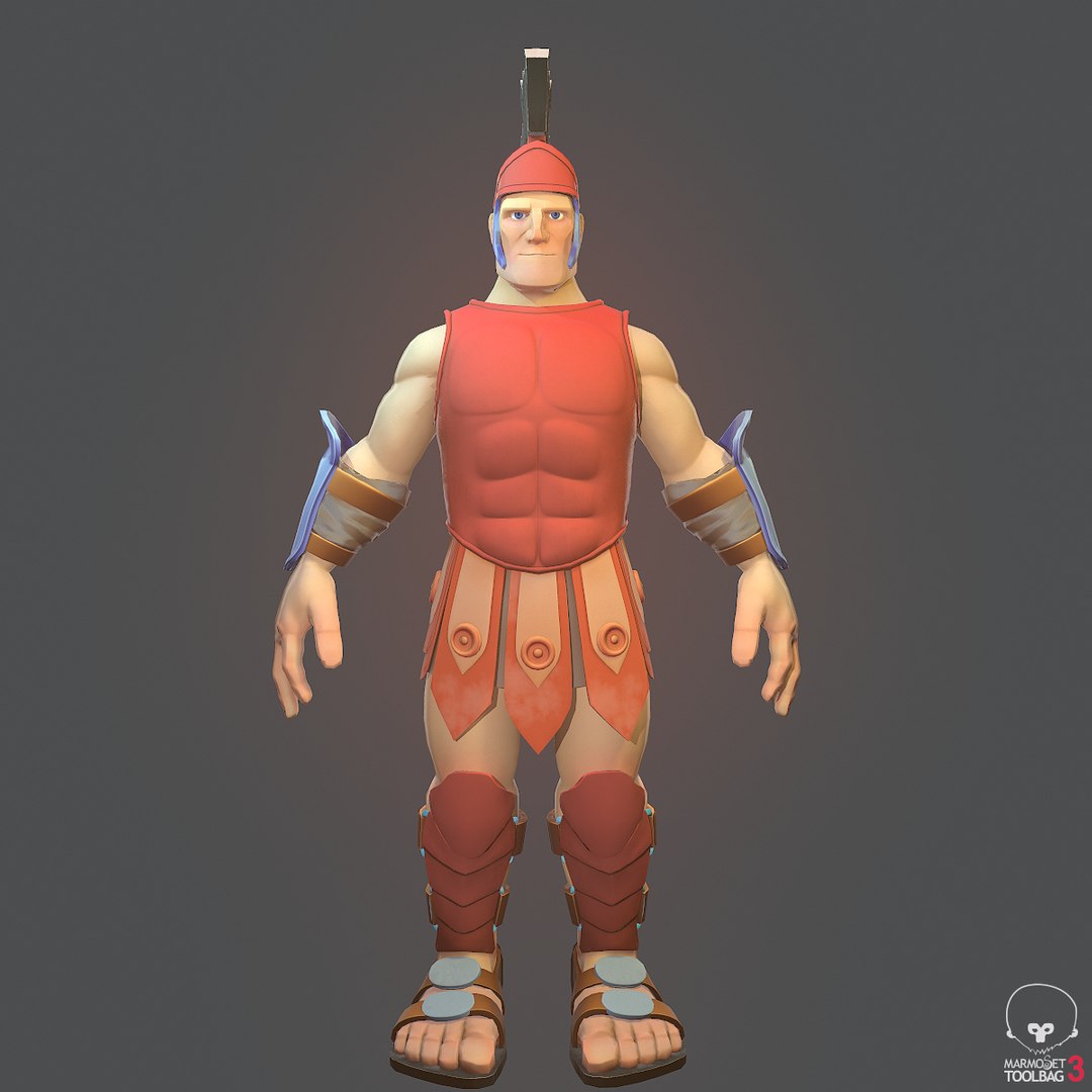 3D roman stylized character - TurboSquid 1307684