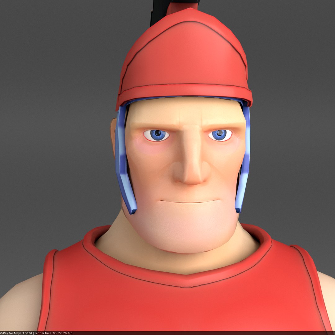 3D Roman Stylized Character - TurboSquid 1307684