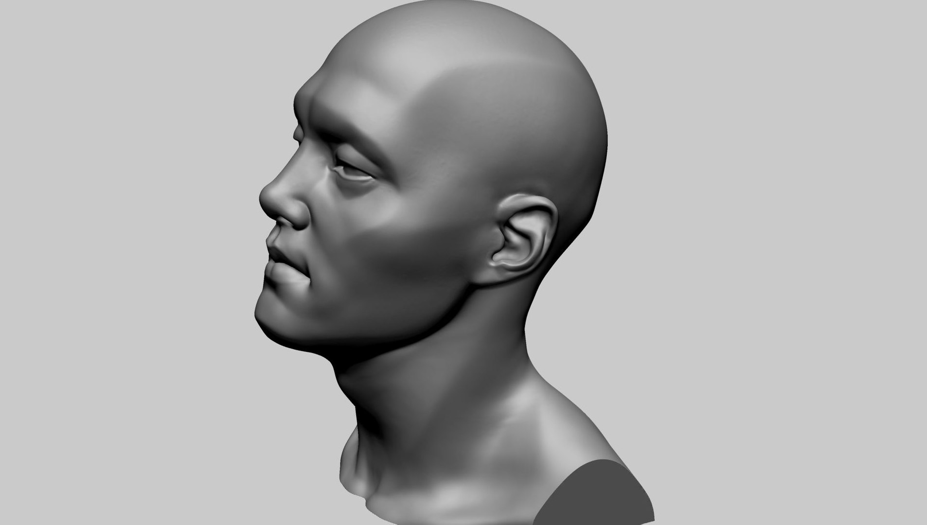 Asian Male Head B 3D Model - TurboSquid 2198894