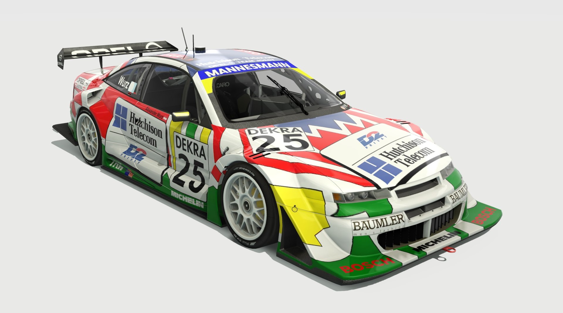 Dtm 1996 3D Model - TurboSquid 1192691