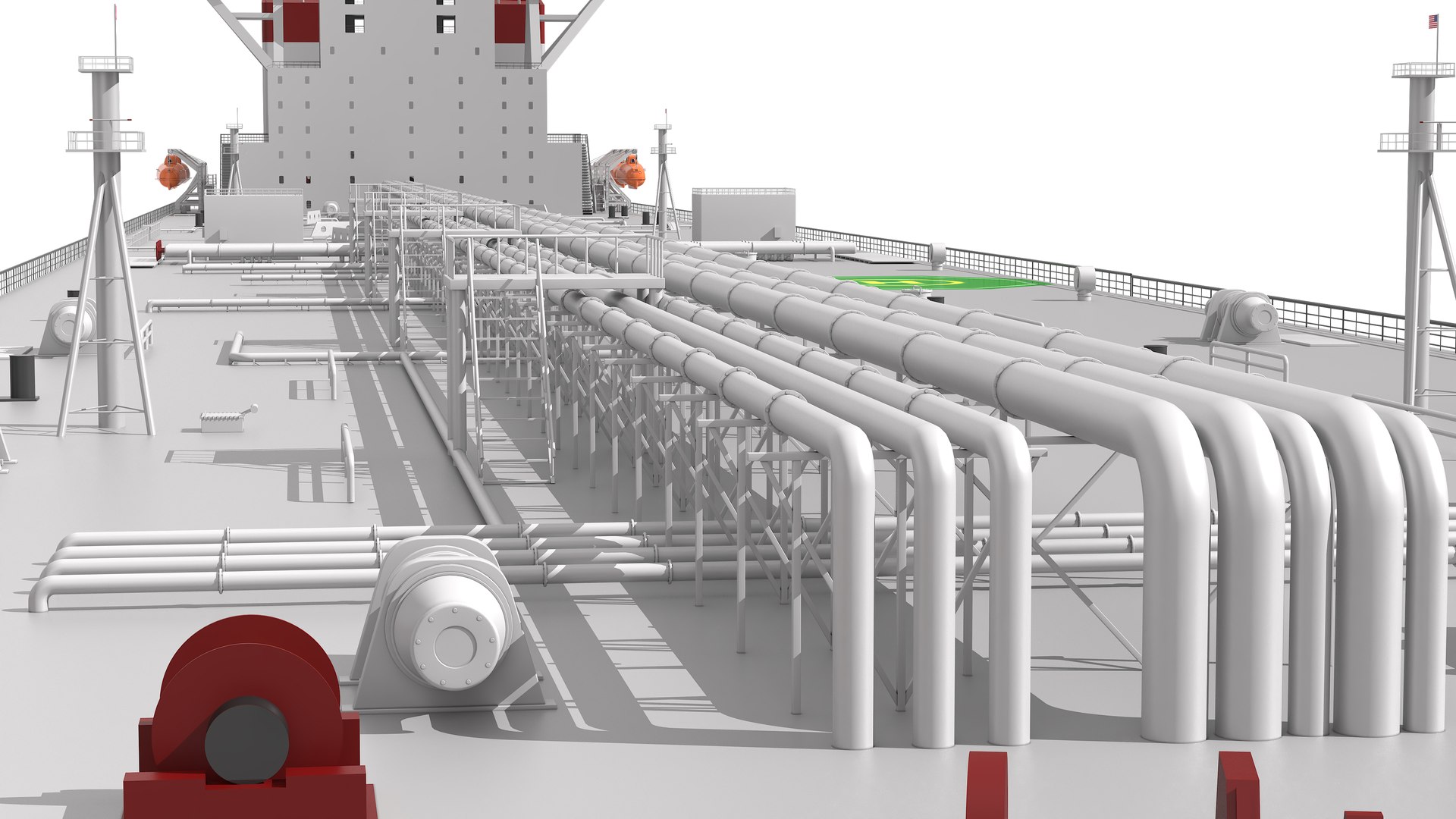 Ship Tanker 3D Model - TurboSquid 2324279