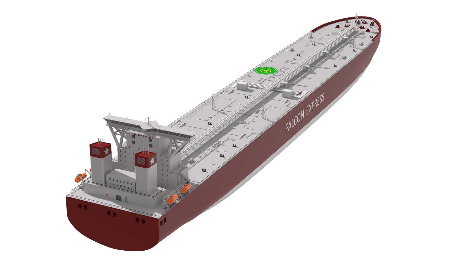 Ship Tanker 3D Model - TurboSquid 2324279