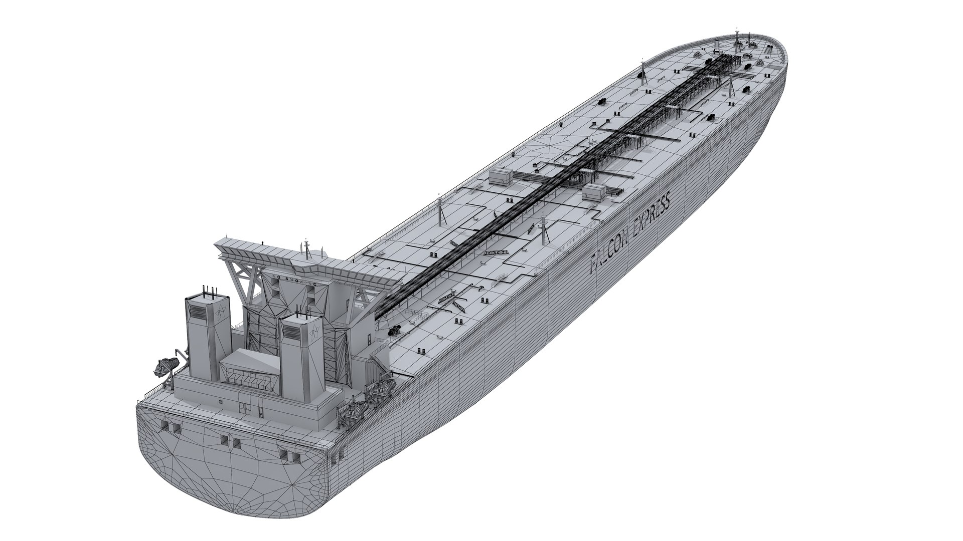 Ship Tanker 3D Model - TurboSquid 2324279
