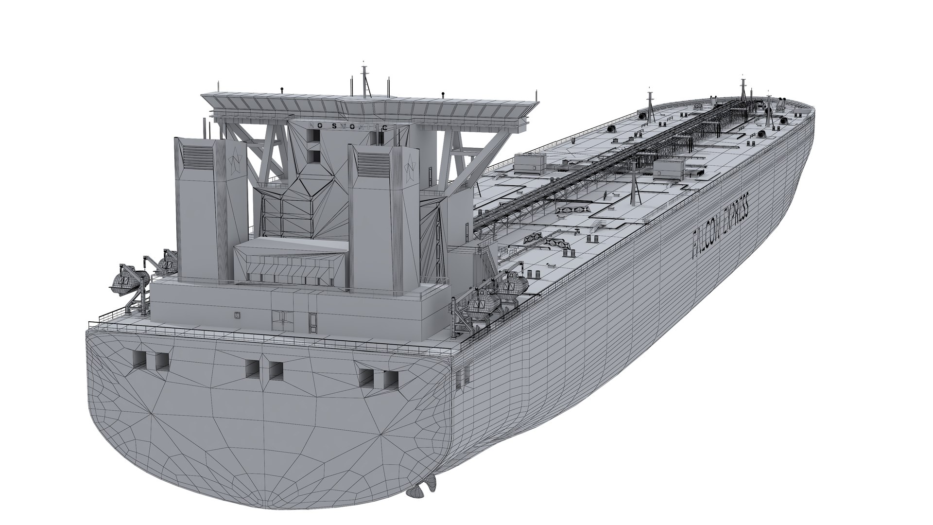 Ship Tanker 3D Model - TurboSquid 2324279