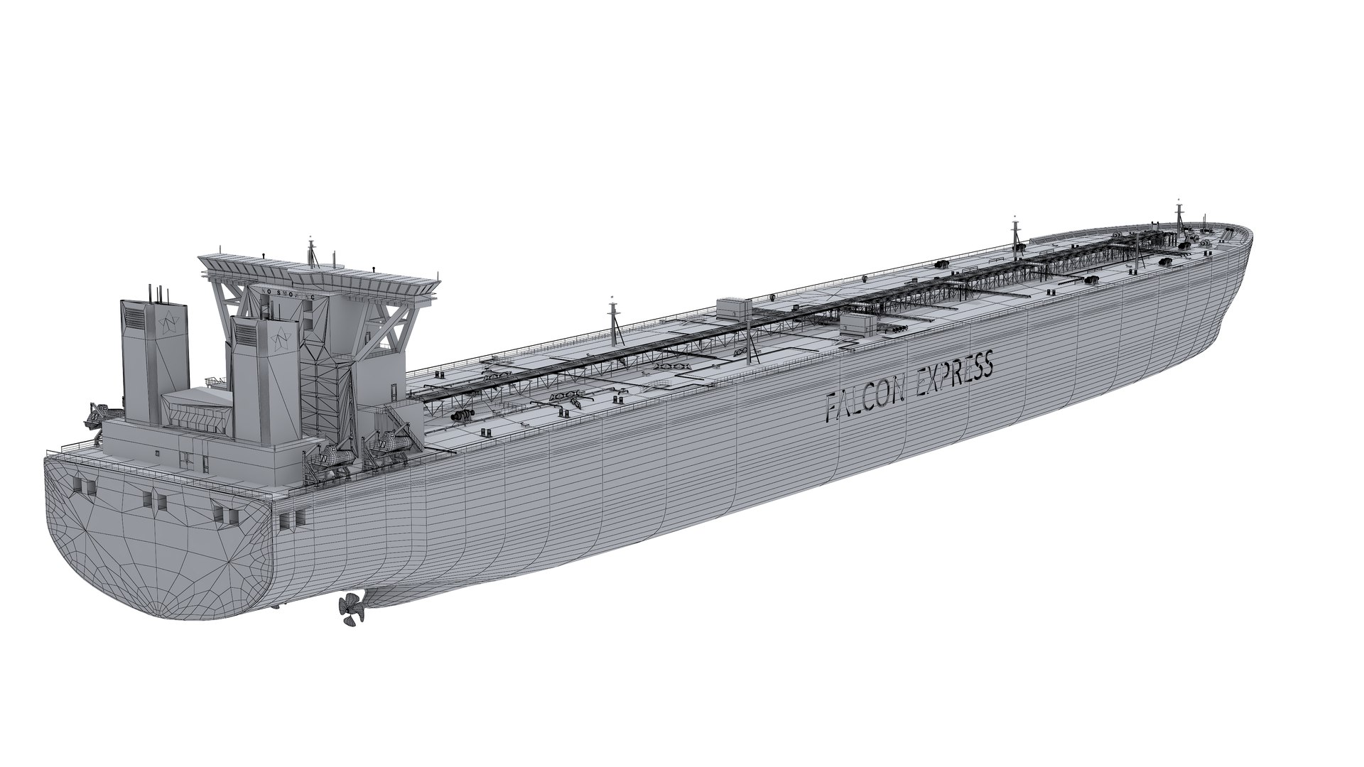 Ship Tanker 3D Model - TurboSquid 2324279