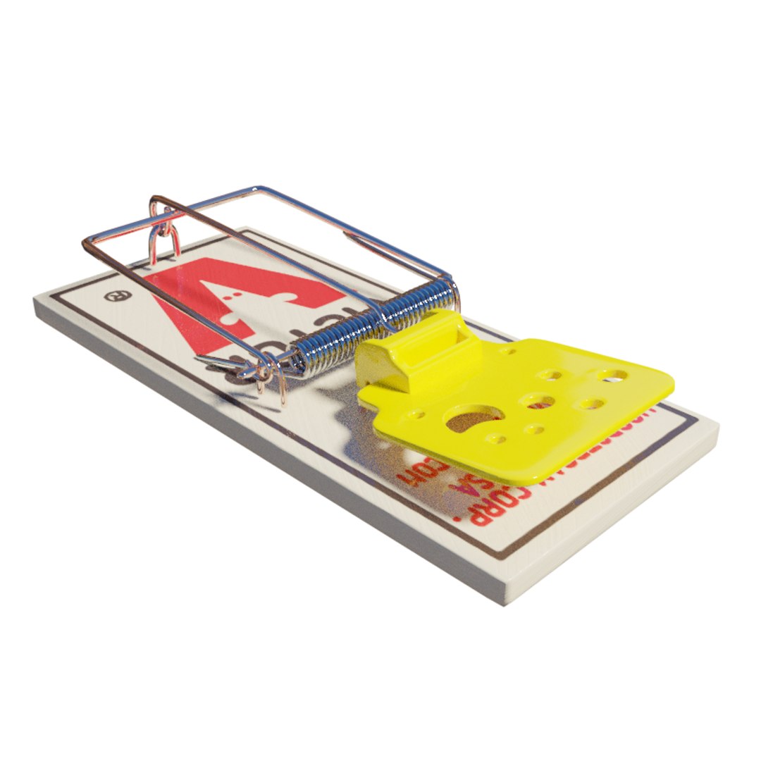 Mousetrap Mouse Trap 3D Model - TurboSquid 1429062
