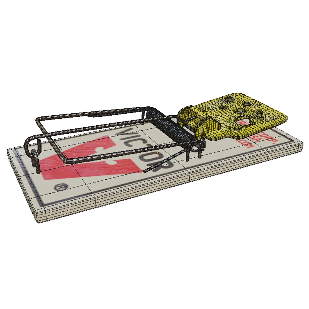 Mousetrap Mouse Trap 3D Model - TurboSquid 1429062