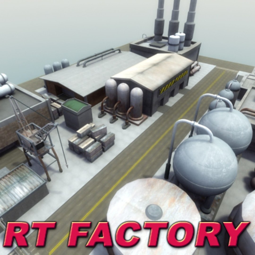 Industrial Factory Rt 3d Model