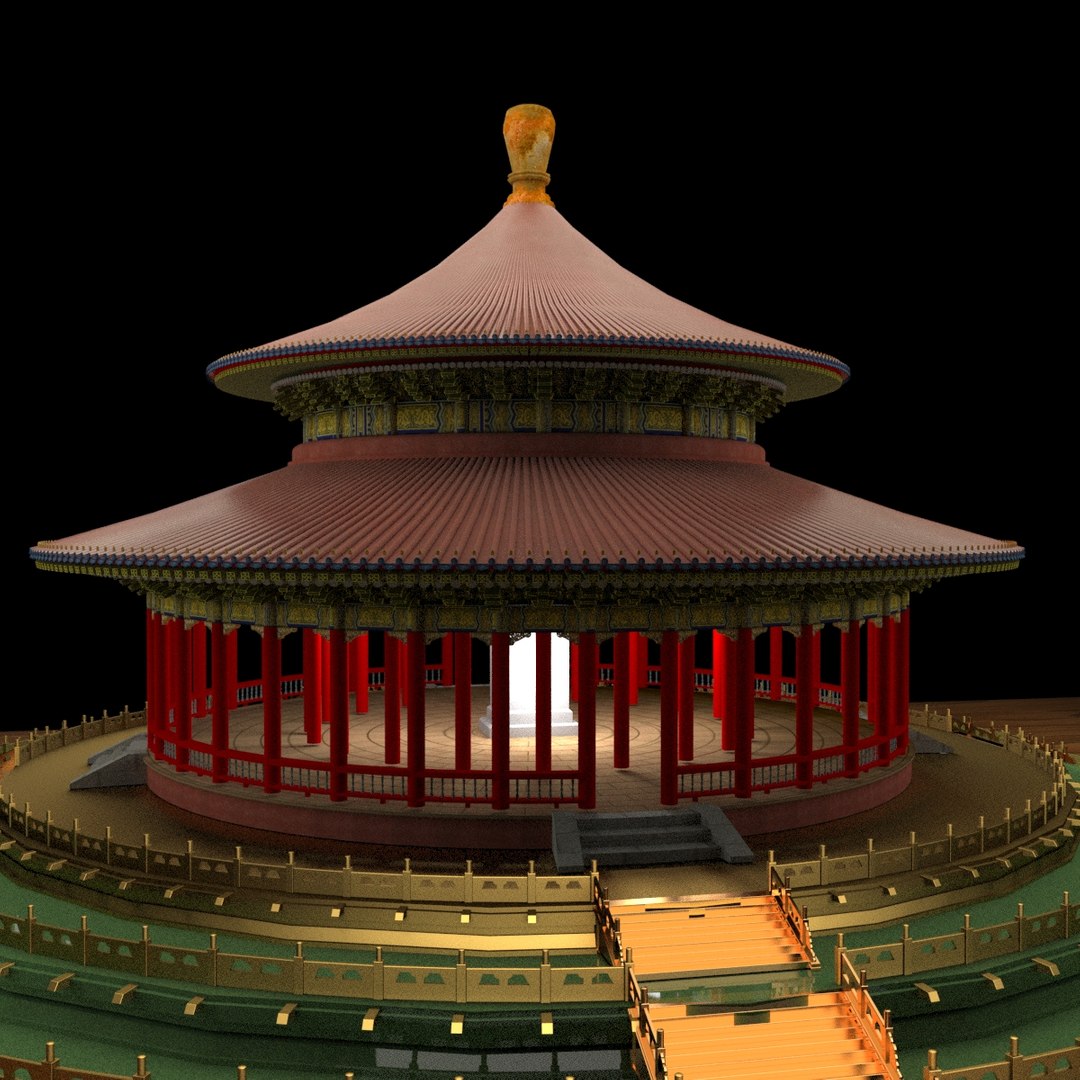 Chinese Pavilion 3D Model - TurboSquid 1998219