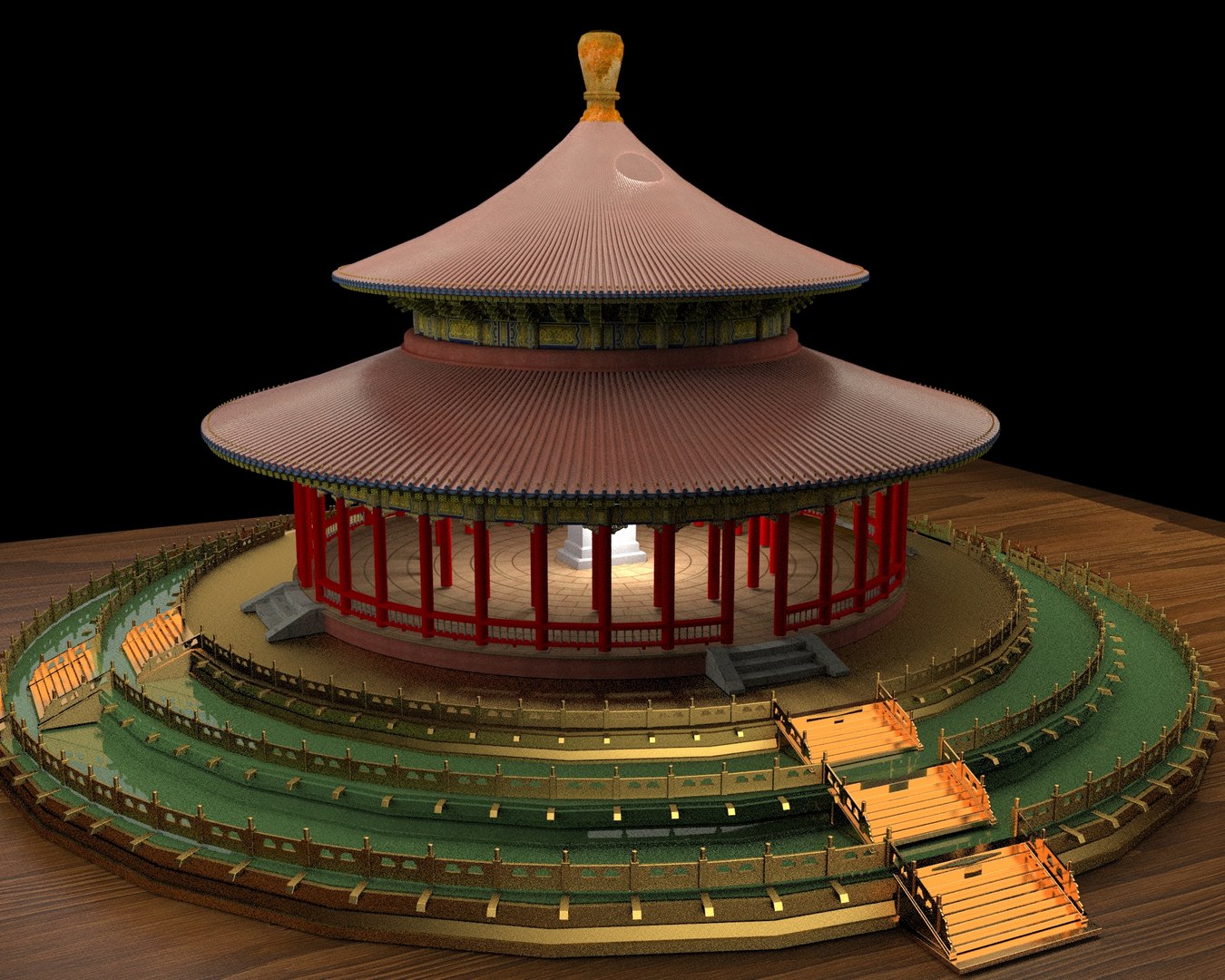 Chinese Pavilion 3D Model - TurboSquid 1998219