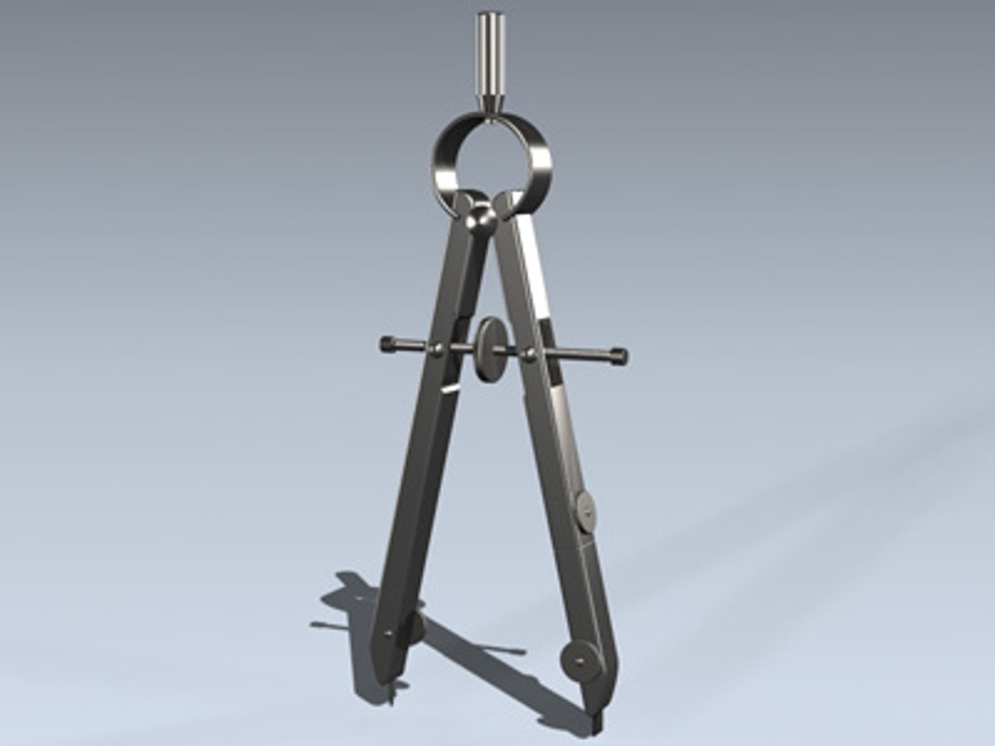 drafting compass geometry 3d model
