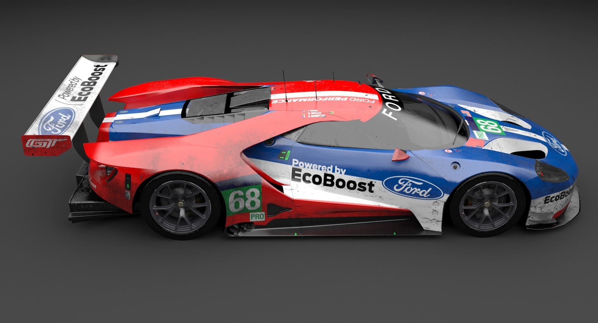 Gtlm le mans 3D model - TurboSquid 1215778