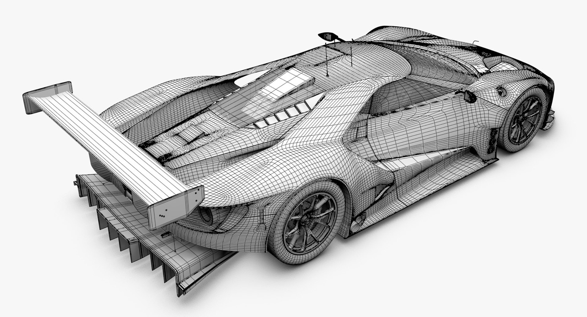 Gtlm le mans 3D model - TurboSquid 1215778