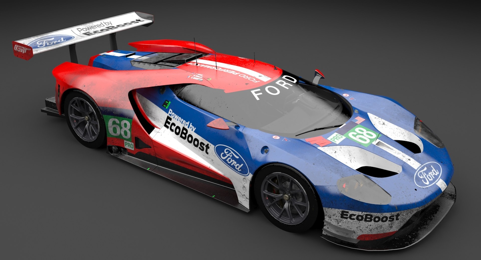 Gtlm le mans 3D model - TurboSquid 1215778