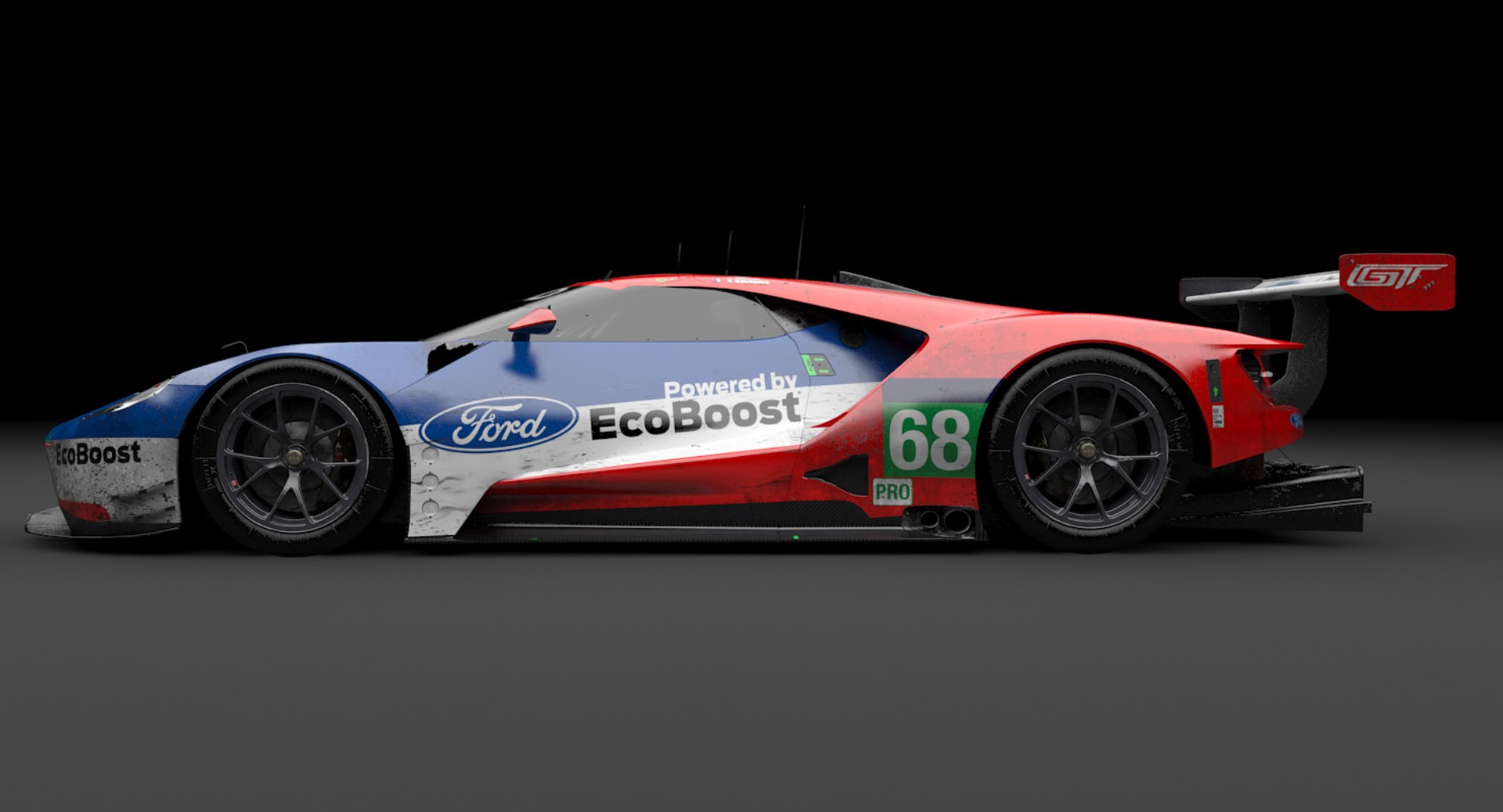 Gtlm le mans 3D model - TurboSquid 1215778