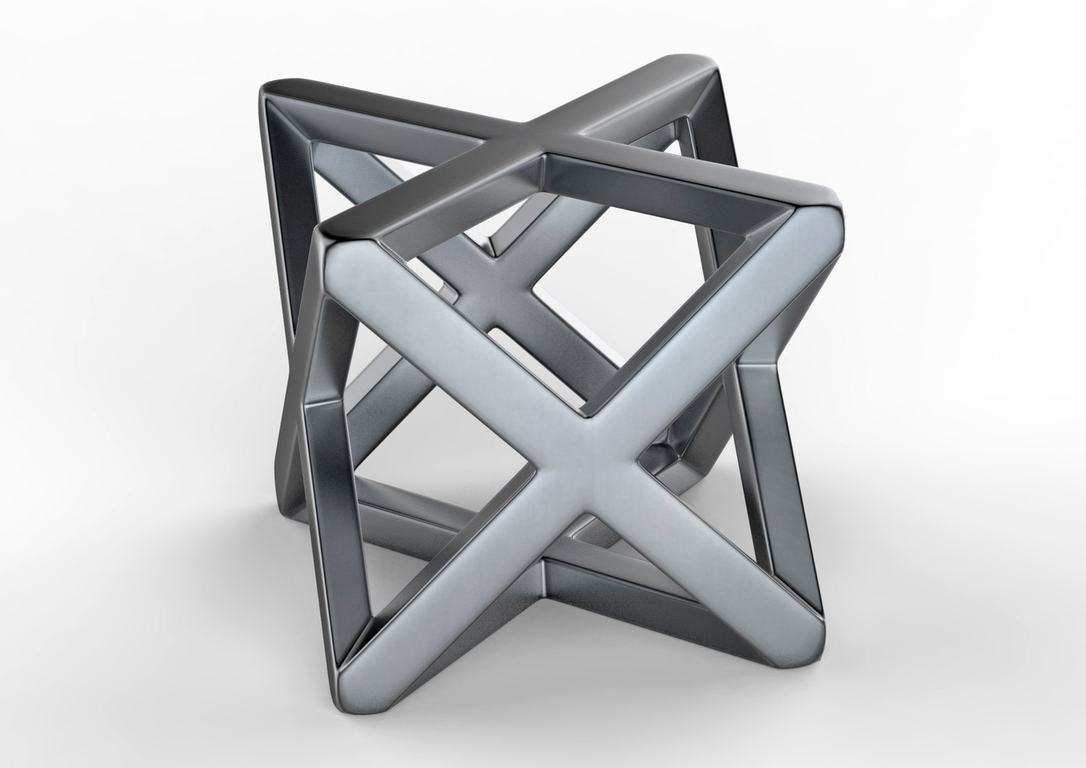 3D Geometric Metal Geometry Model - TurboSquid 1390953