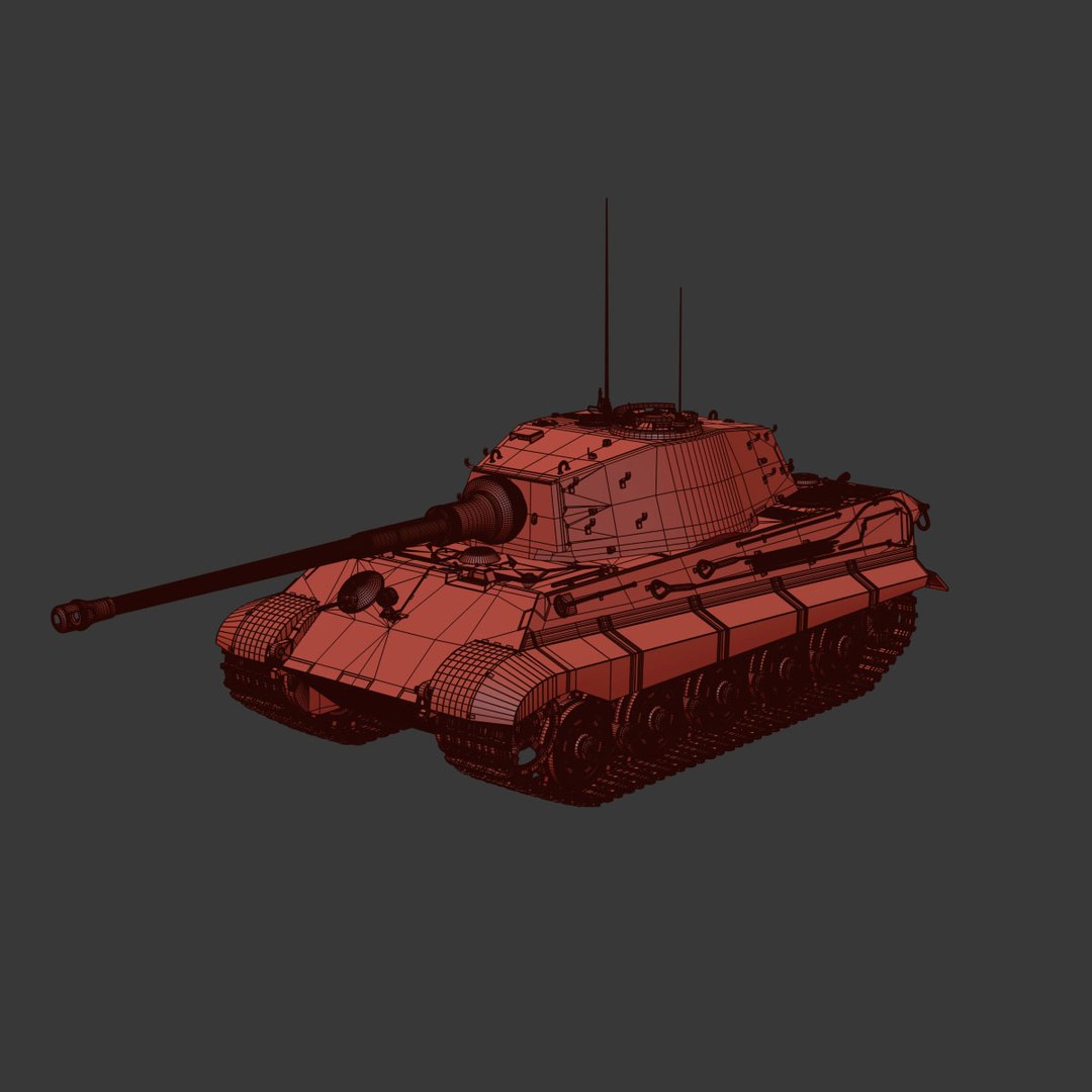 Tiger Ii Ausf B 3d Max