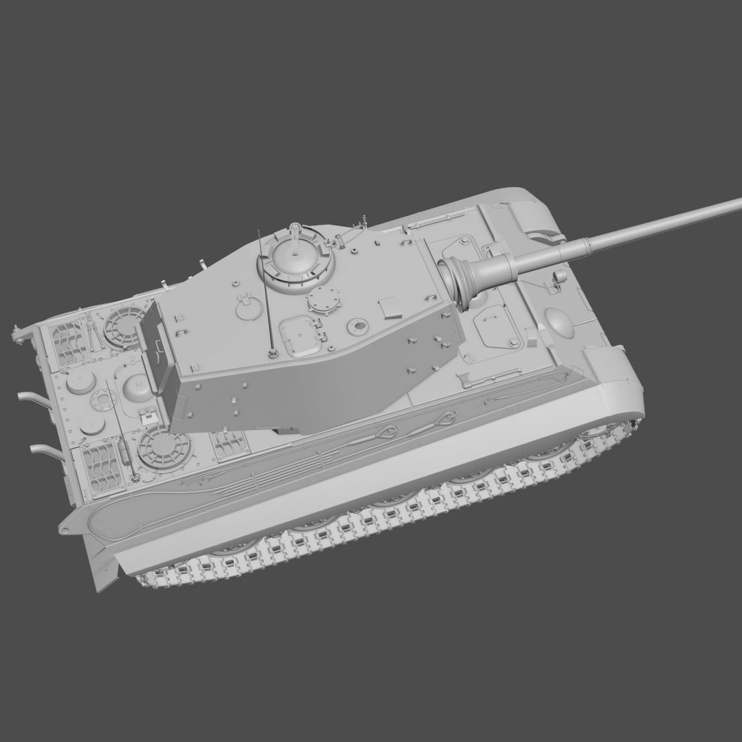 Tiger Ii Ausf B 3d Max