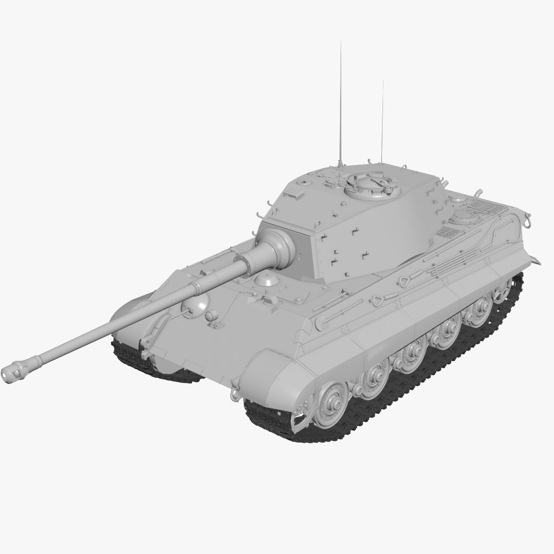 tiger ii ausf b 3d max
